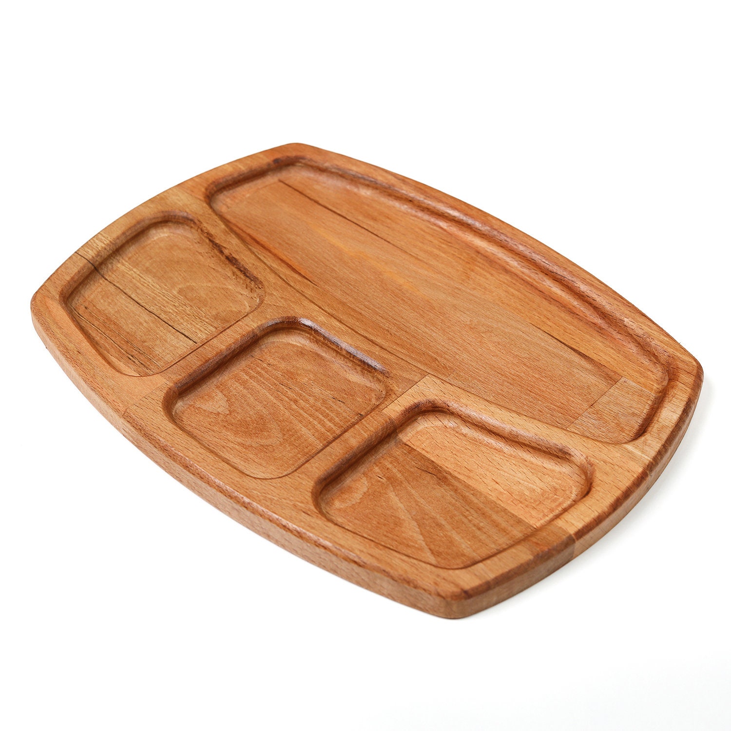 Wooden Serving Plate, Wooden Tray, Appetizer Platter, Snack Board ...