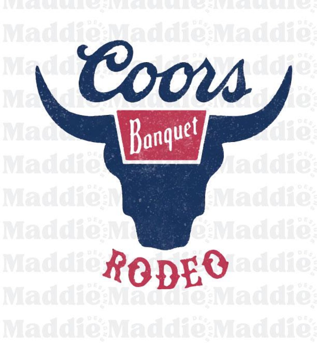 Coors Banquet Rodeo SVG PNG File - Etsy