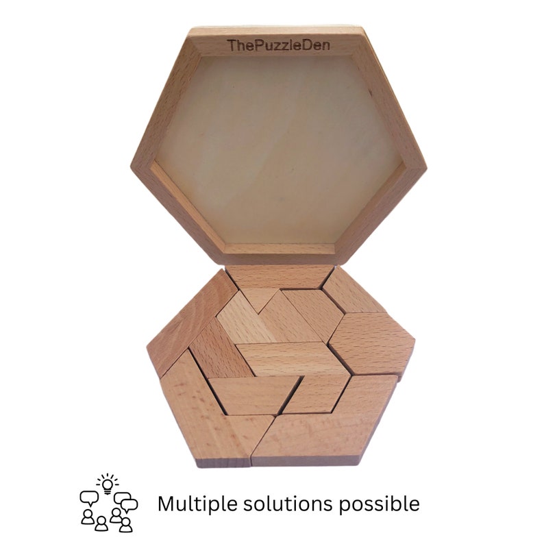 Tangram Puzzle - Made From Premium Beech Wood - Etsy