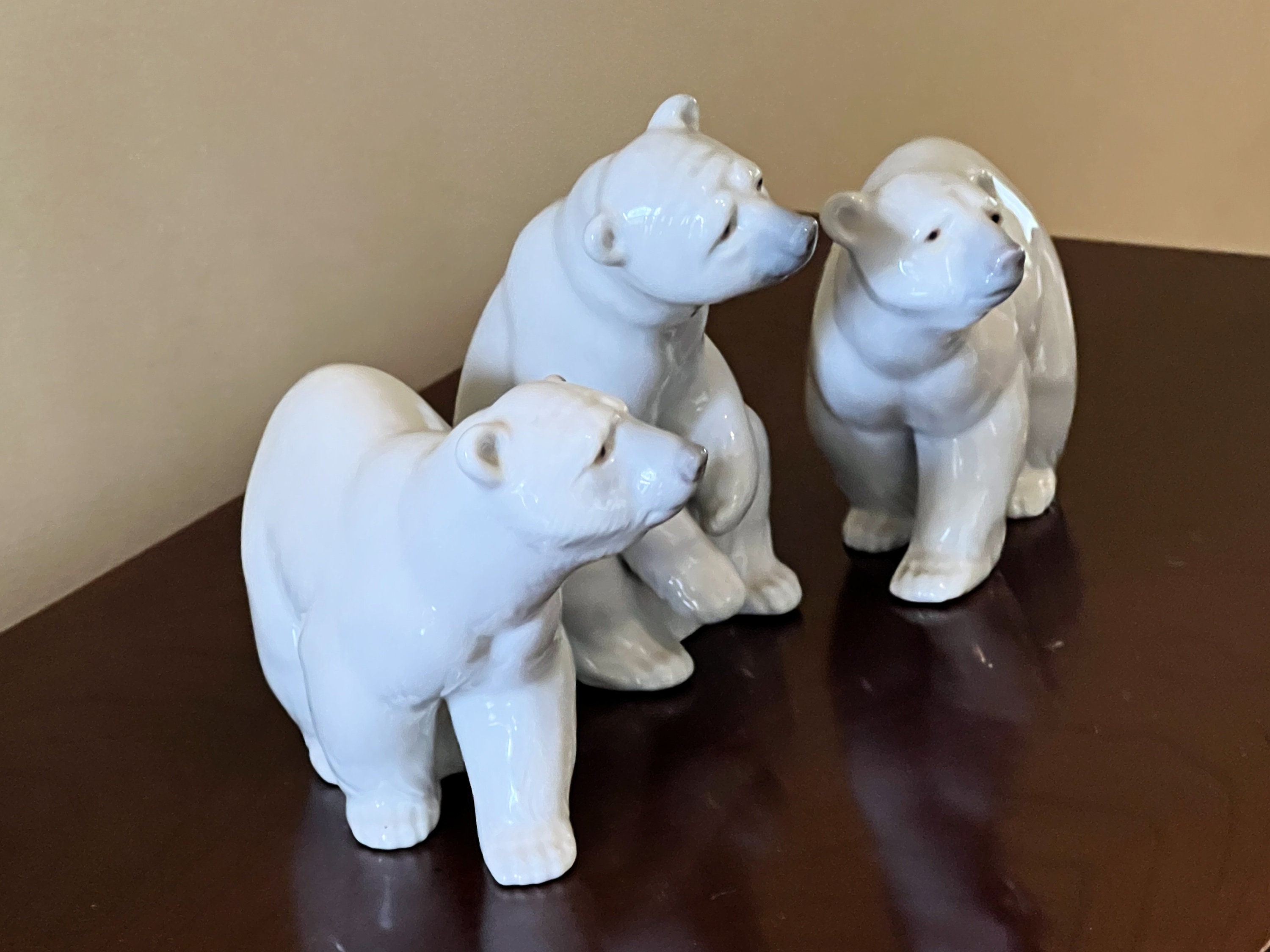 Lladro Polar Bear Set - Etsy