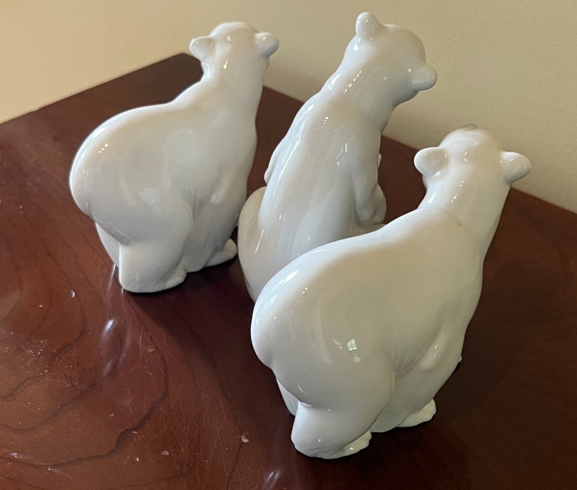 Lladro Polar Bear Set - Etsy
