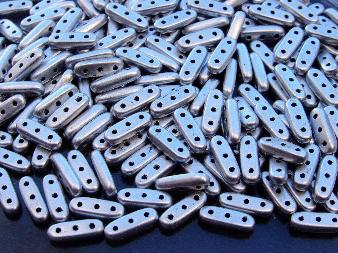 5g Czechmates Beam Beads Spacer Three Hole 3x10mm Matte - Etsy