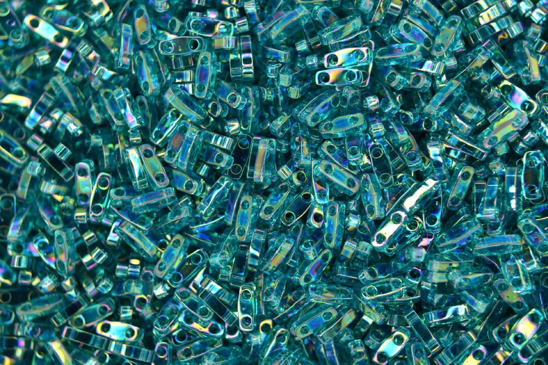 5g Miyuki Quarter Tila Japanese Glass Beads 5x1.2mm 92458 Transparent ...