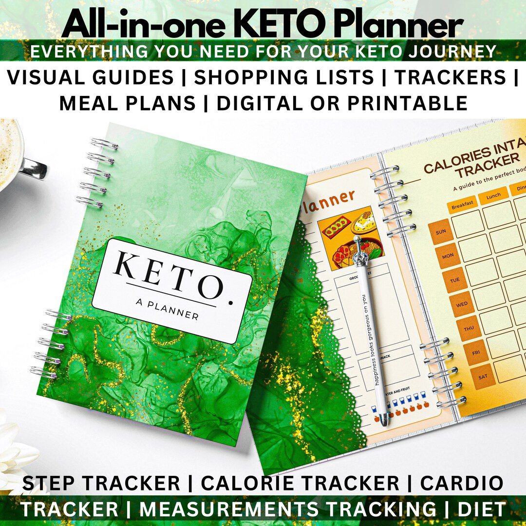 Keto Printable Planner Keto Meal Planner Keto Planner Keto Journal Keto ...