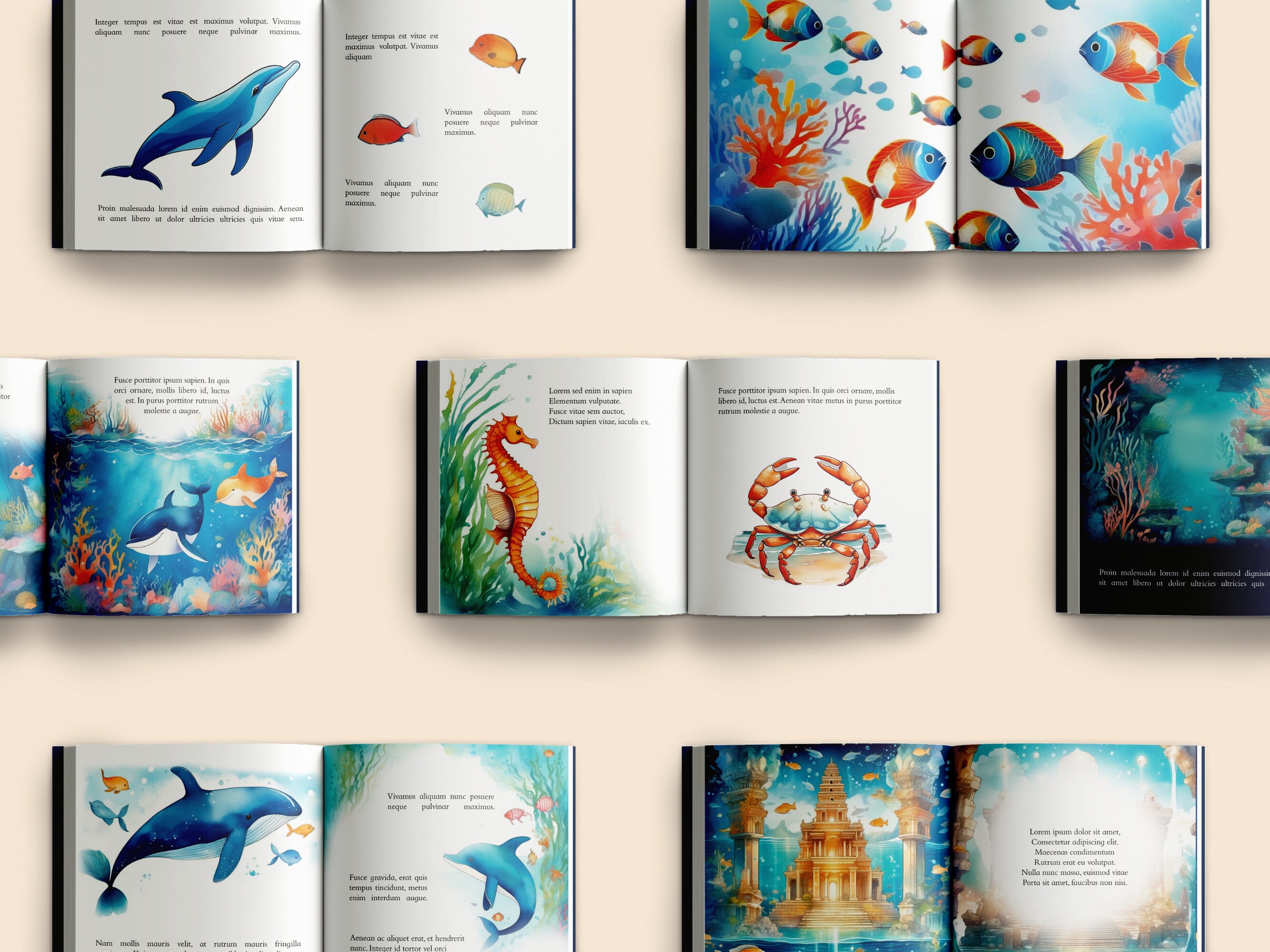 Children's Book Template Indesign 8.5x8.5, Premade Kids Book KDP, Kid ...