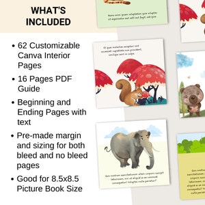 Children's Book Template 8.5x8.5” KDP Canva Template Picture Book ...