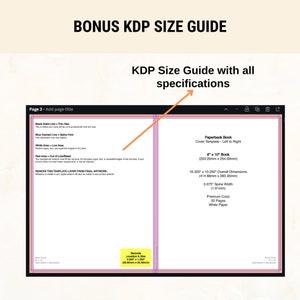 Amazon KDP Childrens Book Cover Template 8x10, Picture Book Cover ...