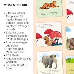 Children's Book Template 8.5x8.5, KDP Canva Template, Picture Book ...