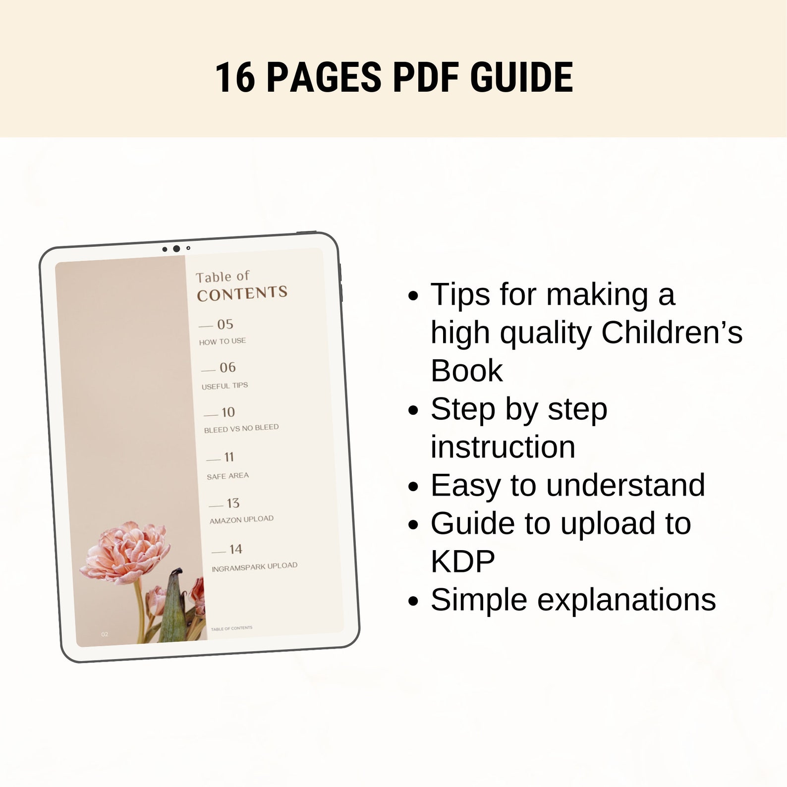 Story Book Template 8.25x6”, KDP Interior Template, Picture Book KDP ...