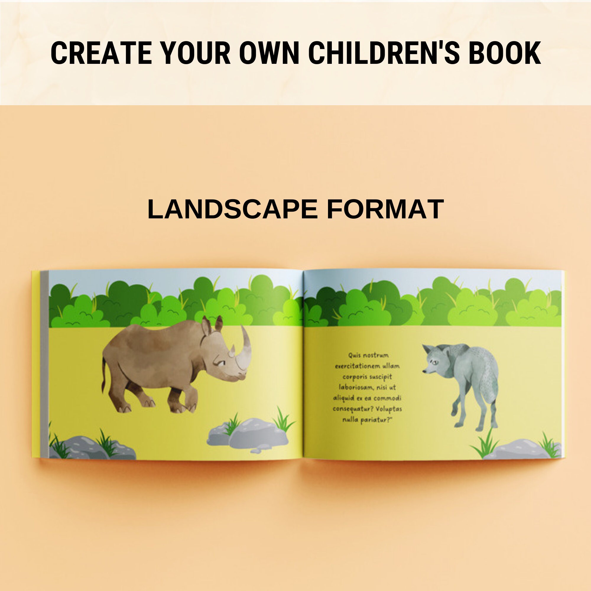 Story Book Template 8.25x6”, KDP Interior Template, Picture Book KDP ...