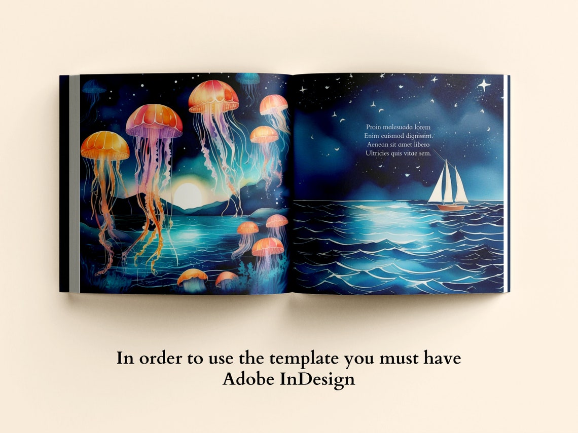 Children's Book Template Indesign 8.5x8.5, Premade Kids Book KDP, Kid ...