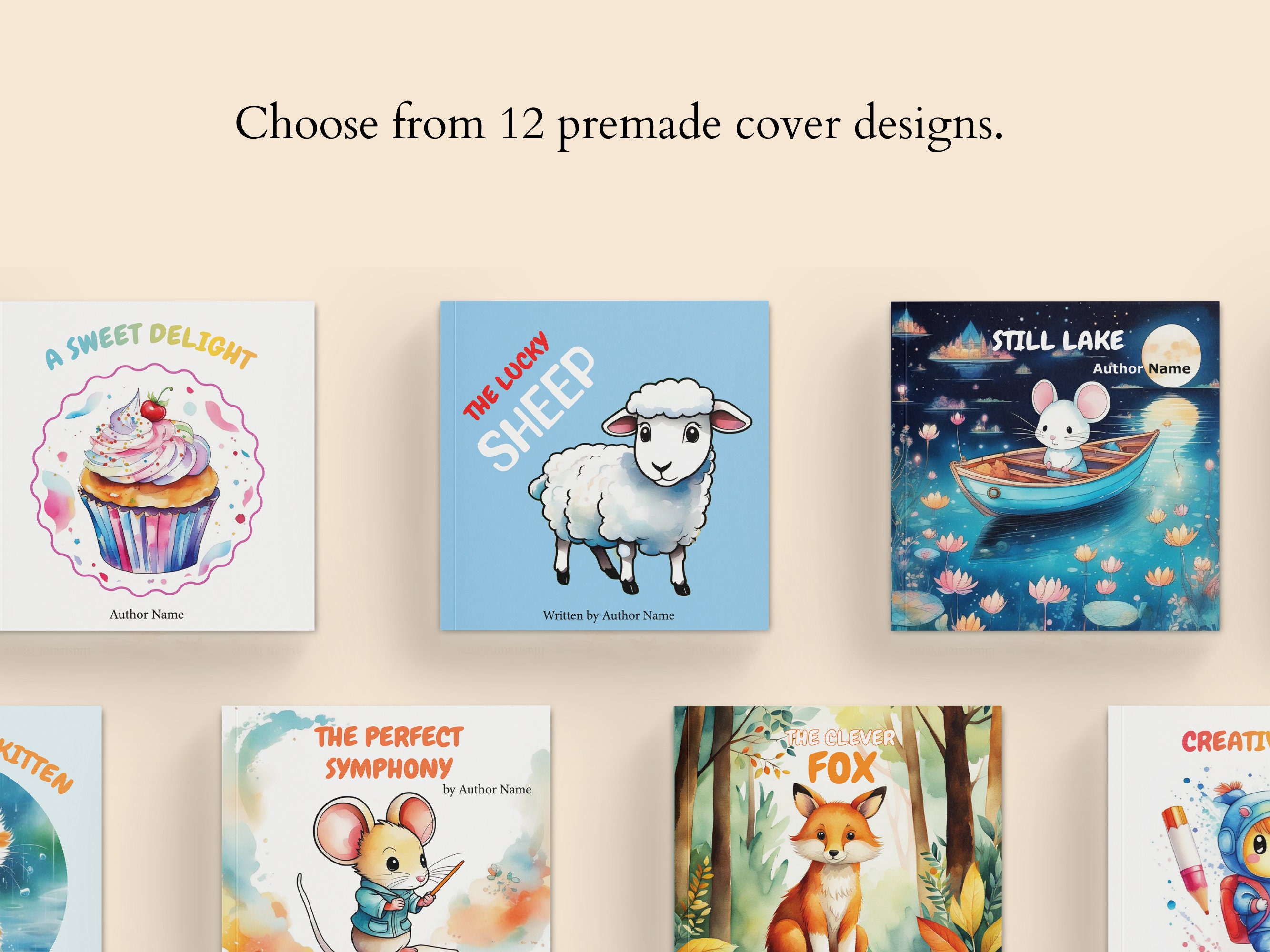 Children's Book Template Indesign 8.5x8.5, Premade Kids Book KDP, Kid ...