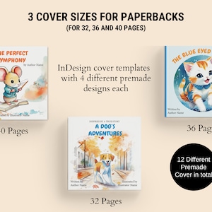 Children's Book Template Indesign 8.5x8.5, Premade Kids Book KDP, Kid ...