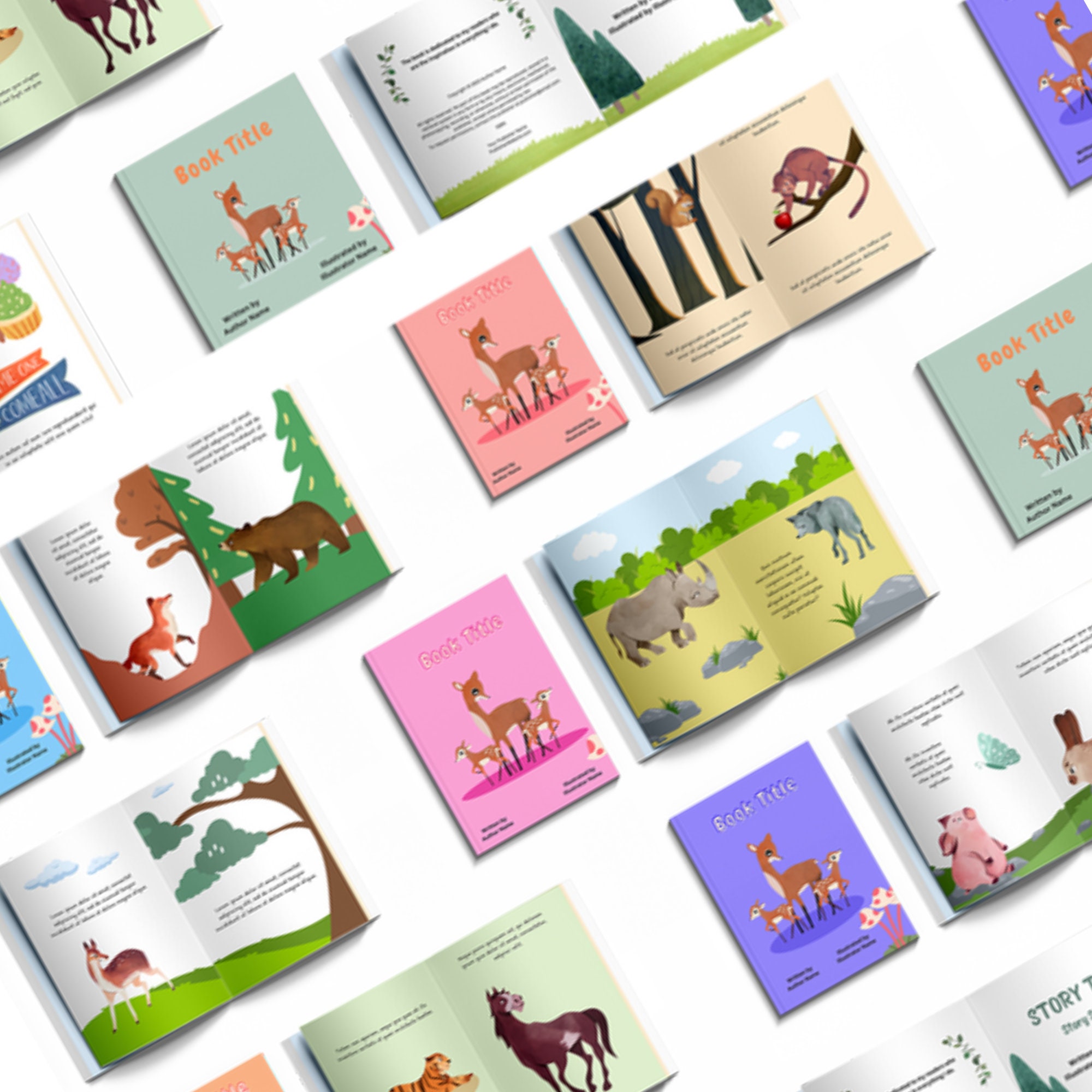 Picture Book Template KDP Bundle, 8.5x8.5, 5x8, 6x9, 8x10, 7x10, 8.5x11 ...