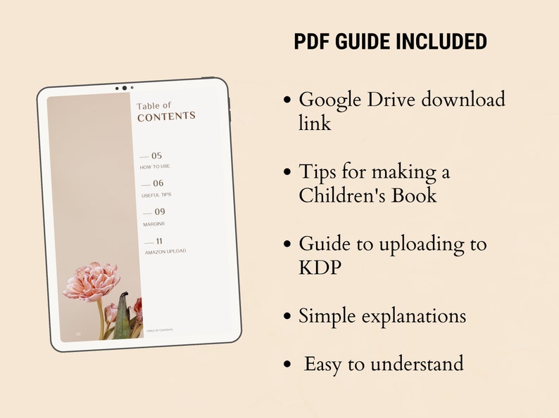 Children's Book Template Indesign 8.5x8.5, Premade Kids Book KDP, Kid ...