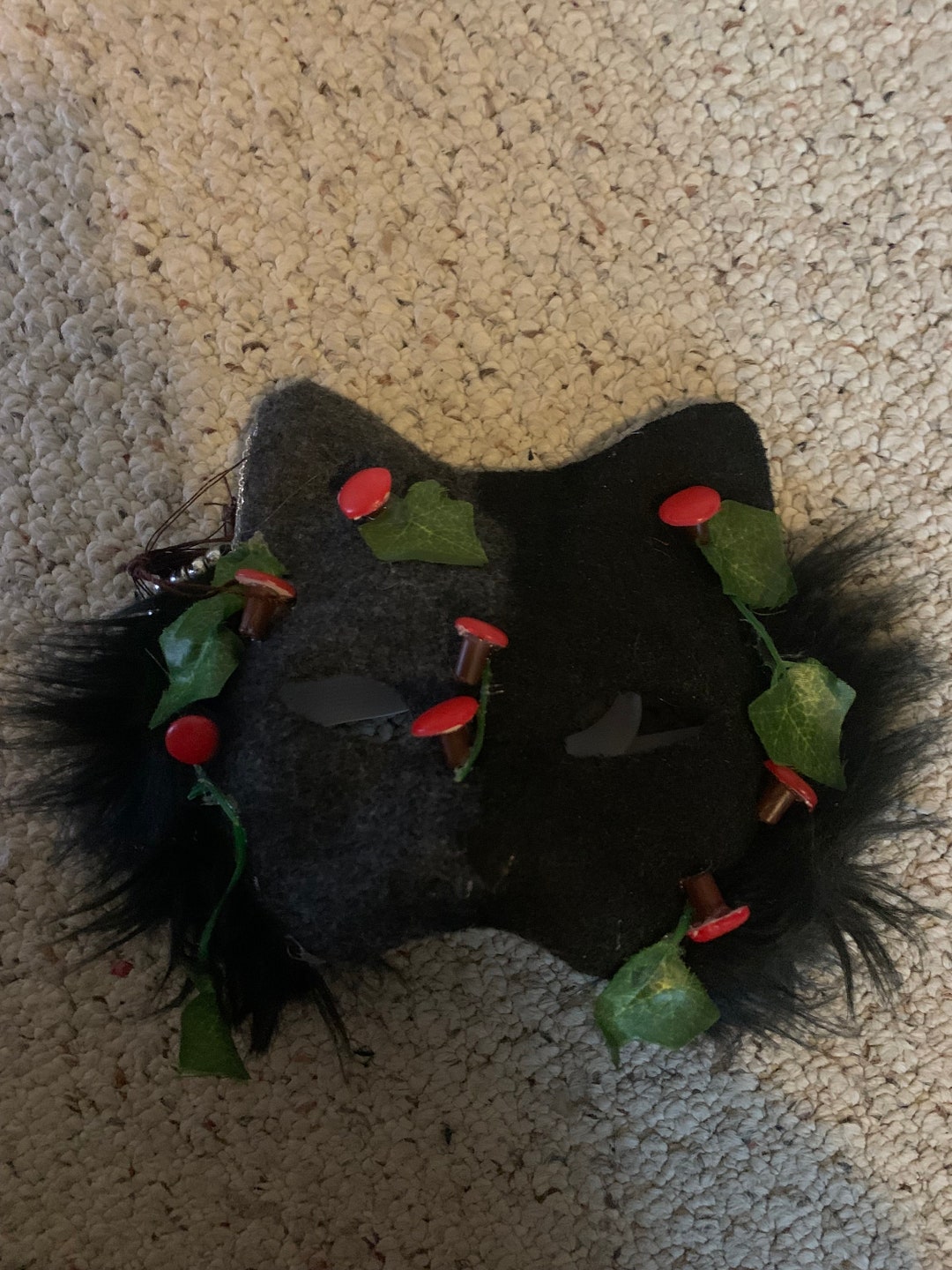 Black Cat Mask - Etsy