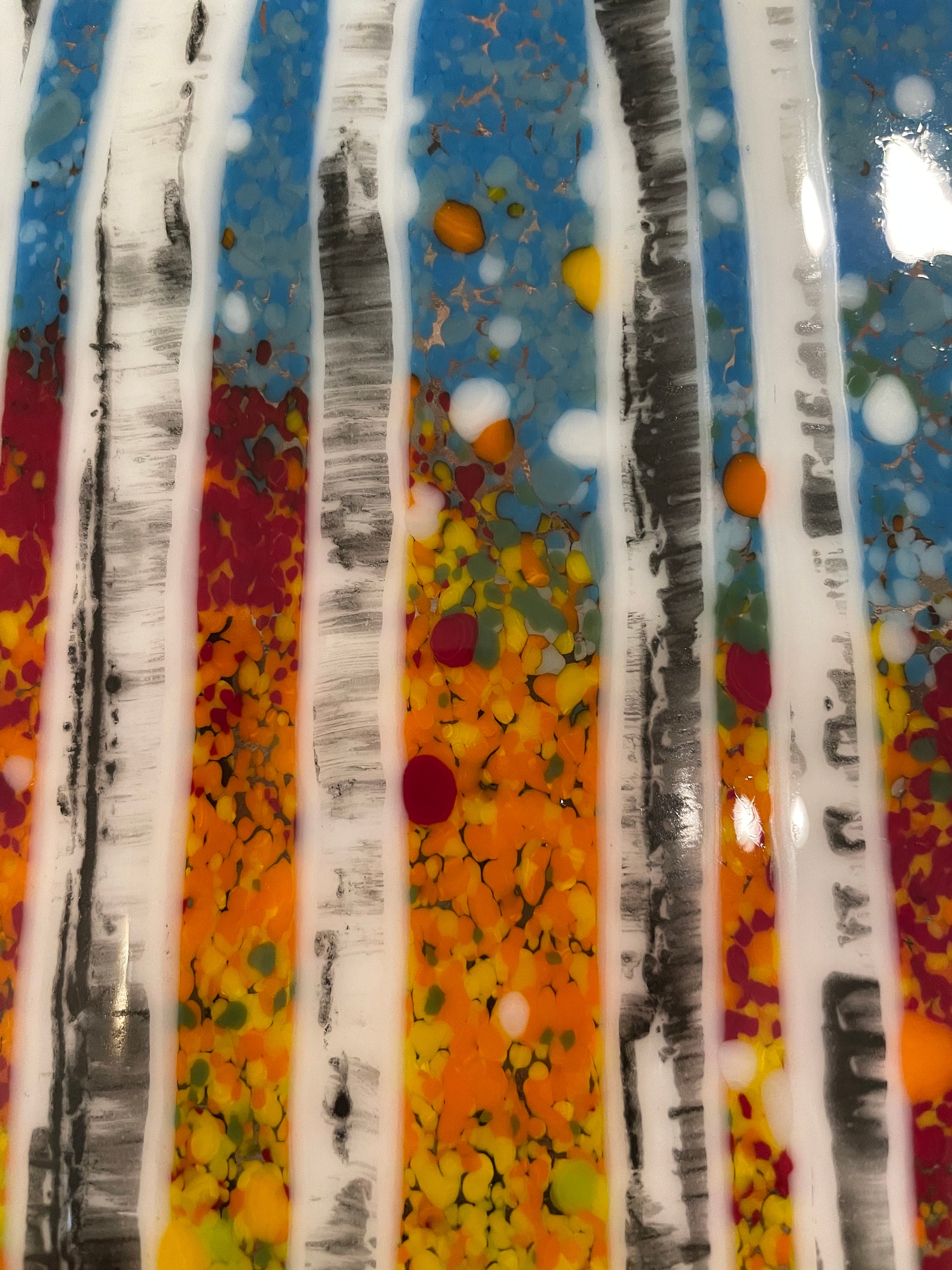 Aspen Tree Rainbow Panel - Etsy