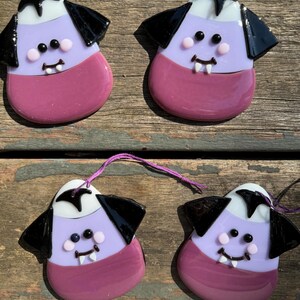 Candy Corn, Fused Glass Halloween Decorations - Etsy