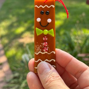 Gingerbread Fused Glass Christmas Ornaments - Etsy