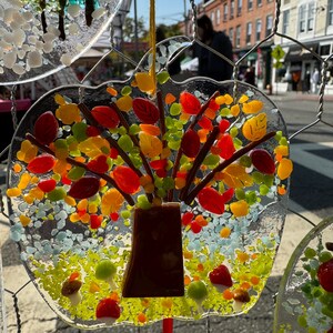 Fall Pumpkin Scenes, Fused Glass Art - Etsy