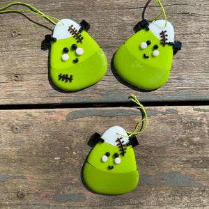 Candy Corn, Fused Glass Halloween Decorations - Etsy