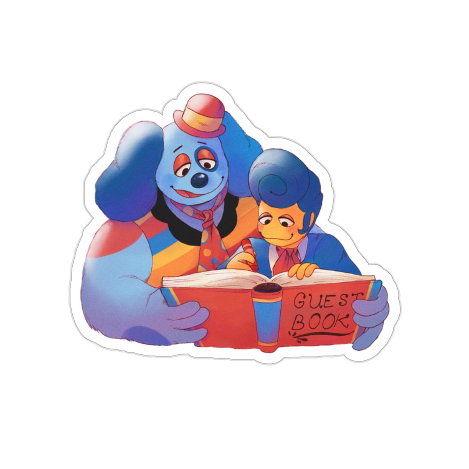 Welcome Home Puppet Show Kiss-cut Sticker - Etsy