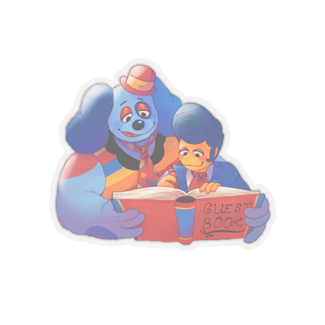 Welcome Home Puppet Show Kiss-cut Sticker - Etsy