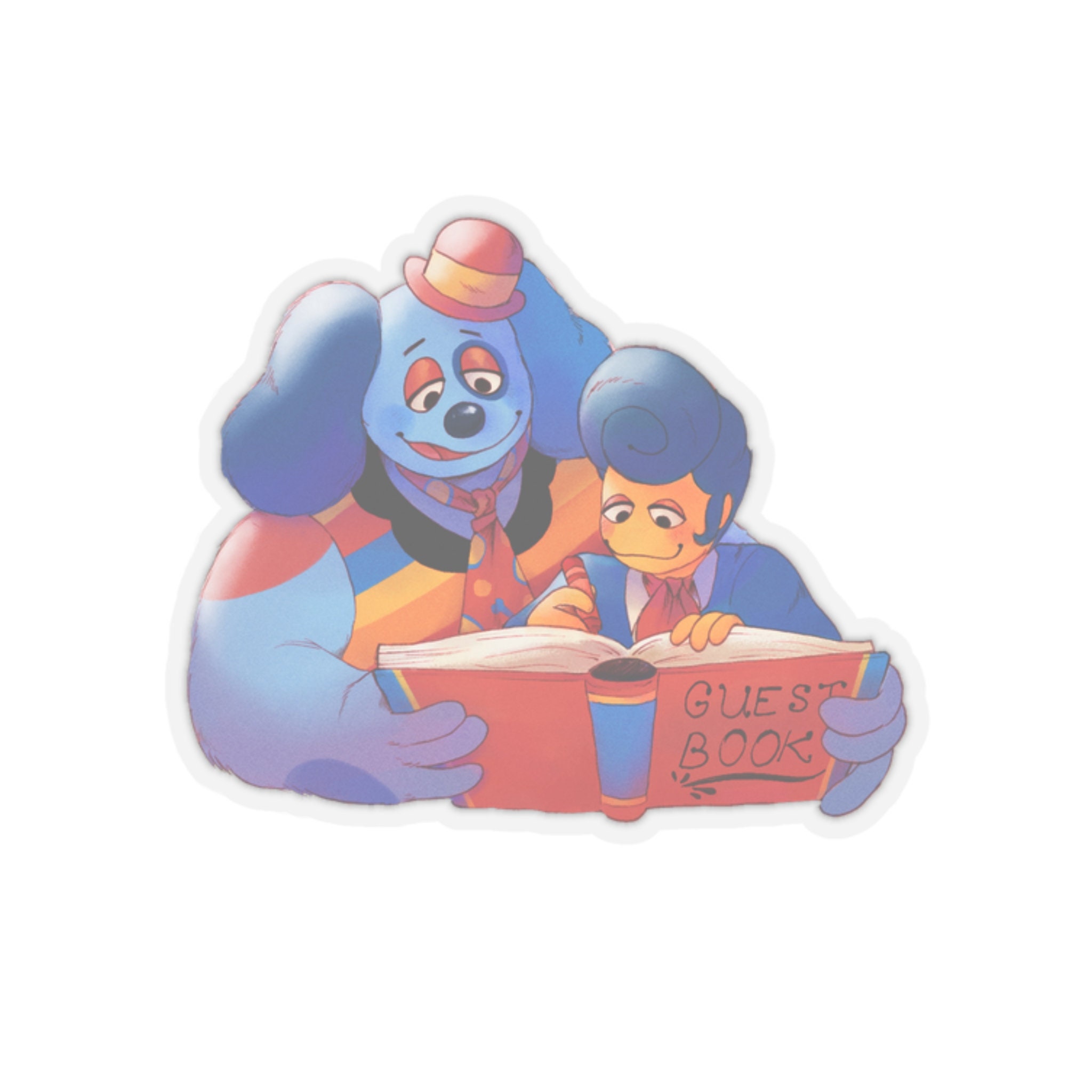 Welcome Home Puppet Show Kiss-cut Sticker - Etsy