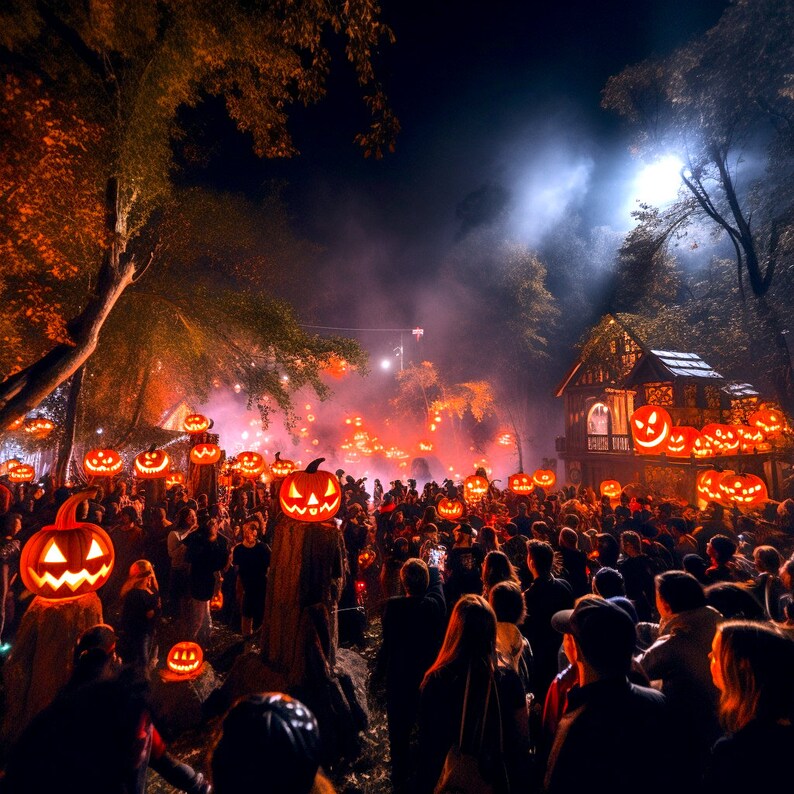 Celebrating at Halloween Festivals | Instant Download | Printable ...