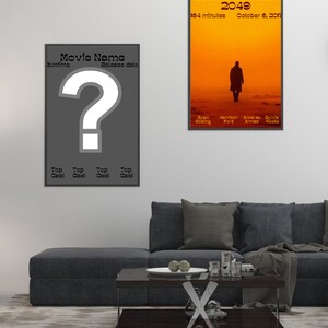 Personalized Movie Poster I Custom Poster I Movie Poster I Digital ...