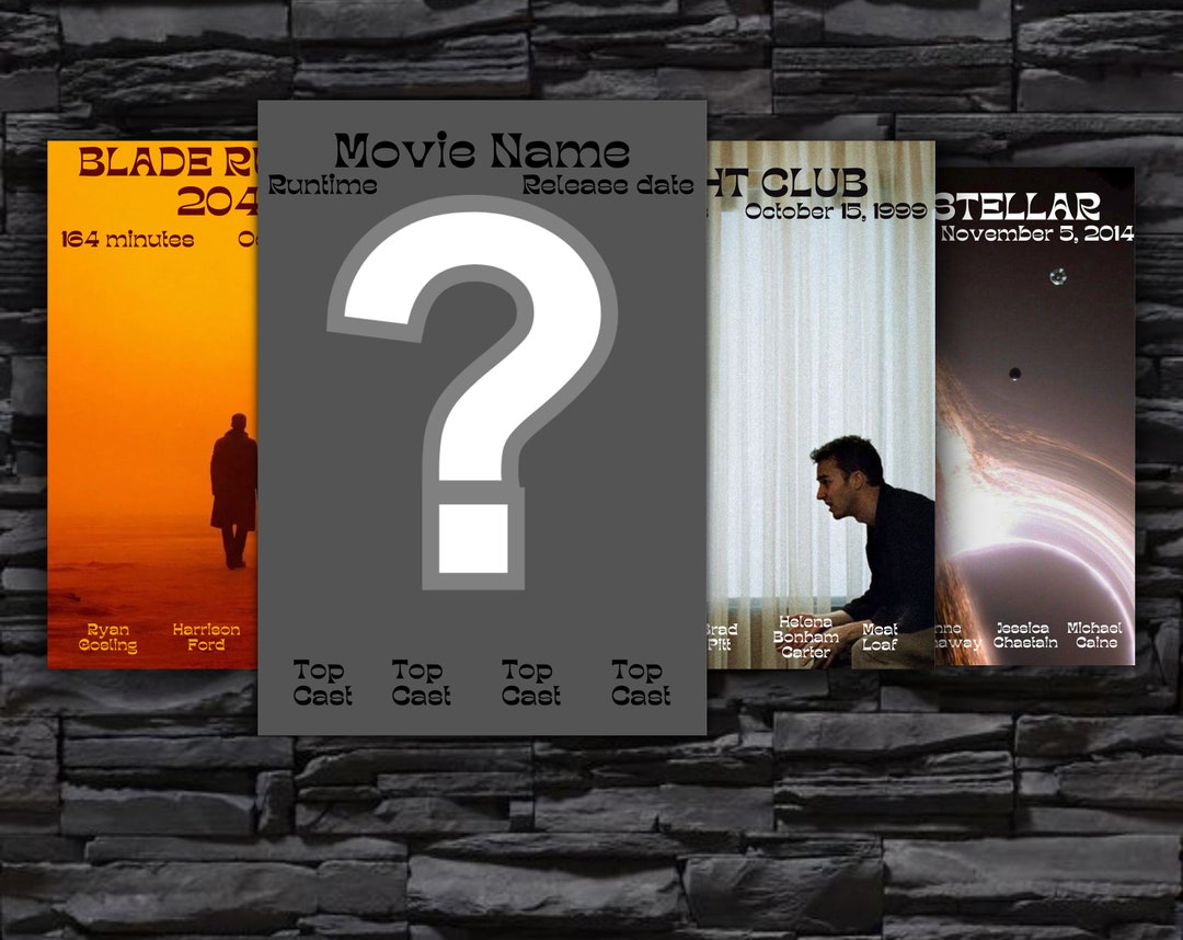 Personalized Movie Poster I Custom Poster I Movie Poster I Digital ...