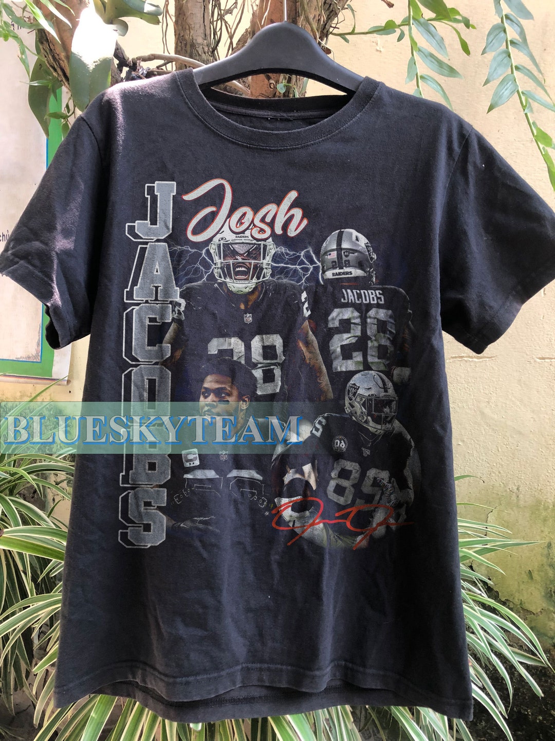 Josh Jacobs Shirt Vintage 90s Design 8/running Back Bootleg - Etsy