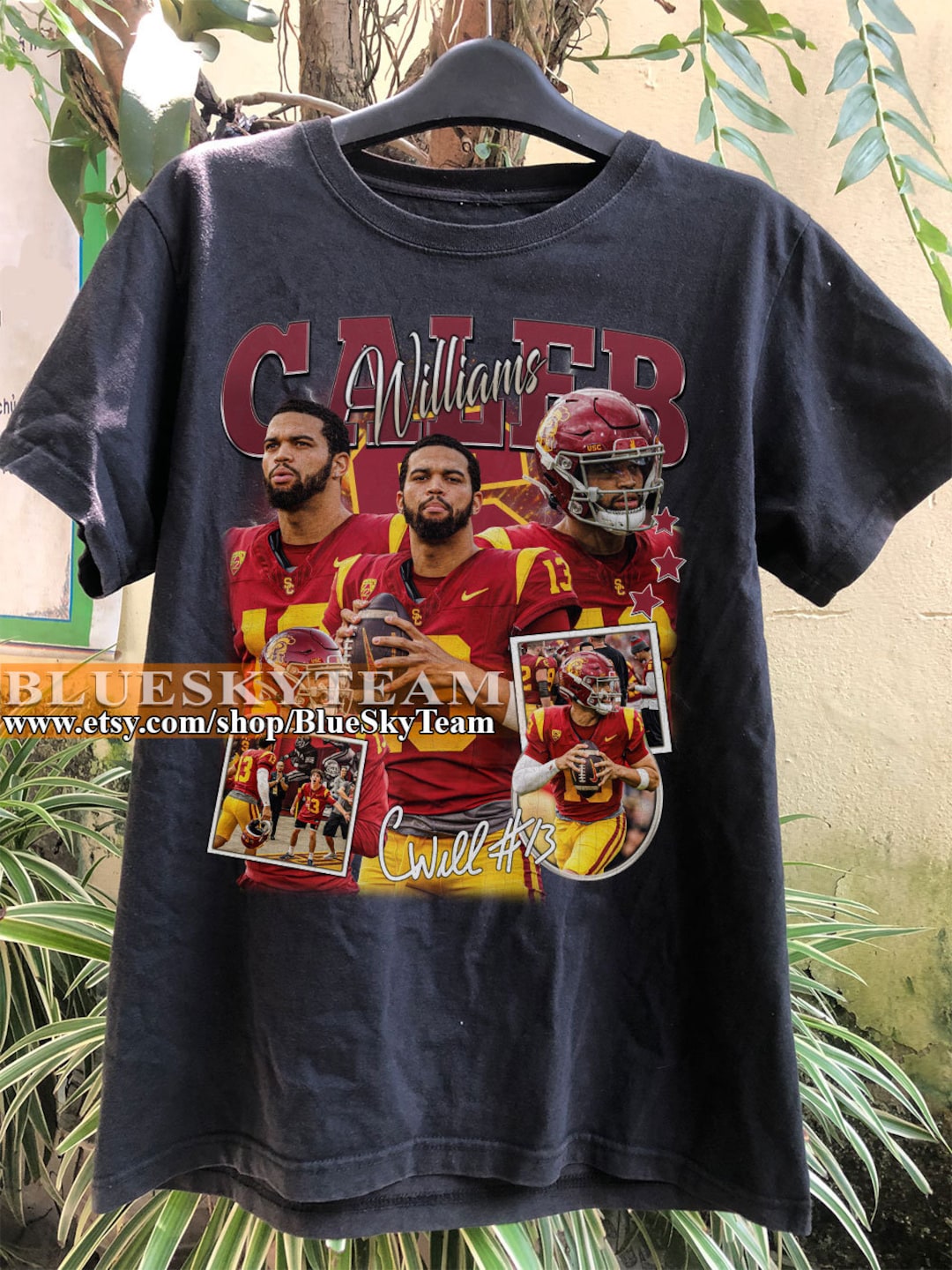 Vintage 90s Graphic Style Caleb Williams T-shirt, Caleb Williams Shirt ...