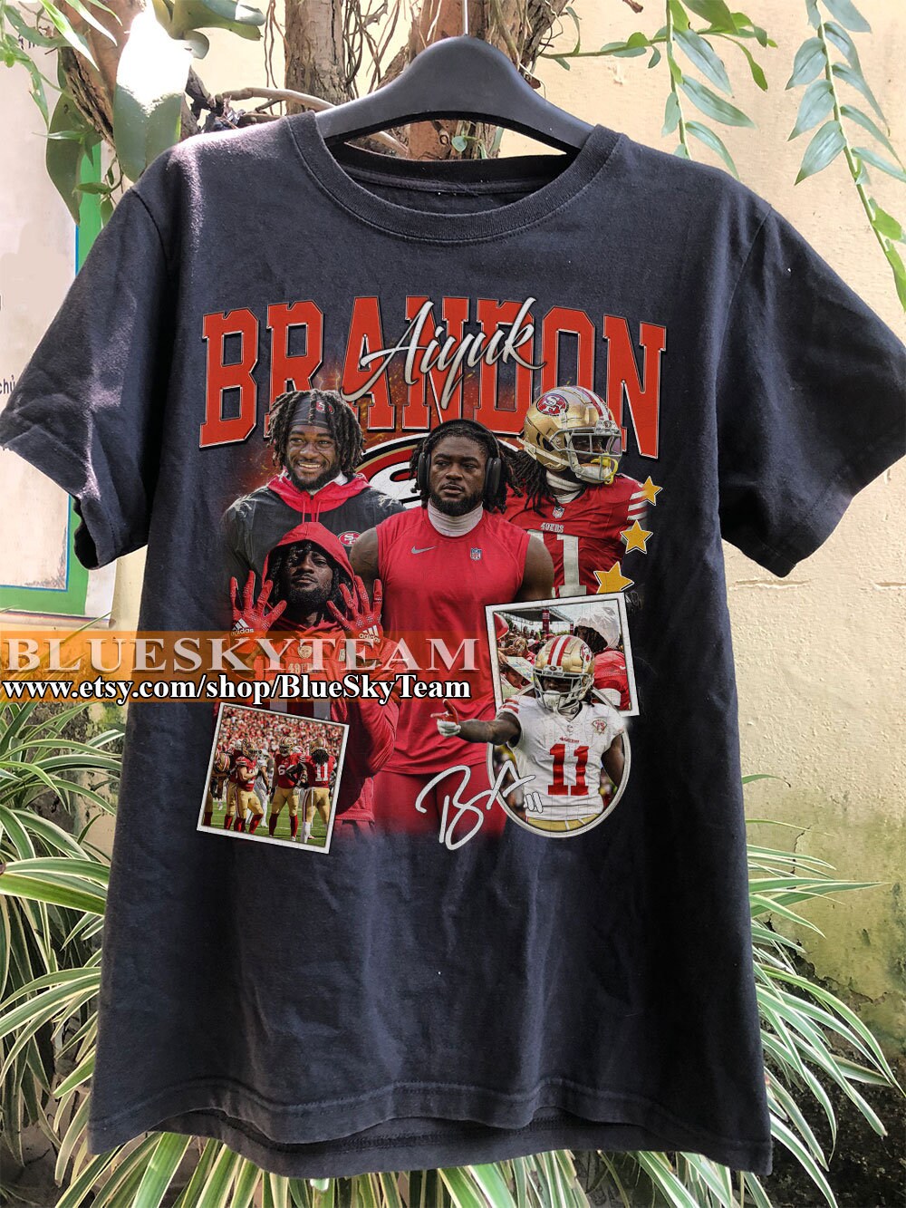 Vintage 90s Graphic Style Brandon Aiyuk T-shirt, Brandon Aiyuk Tee ...