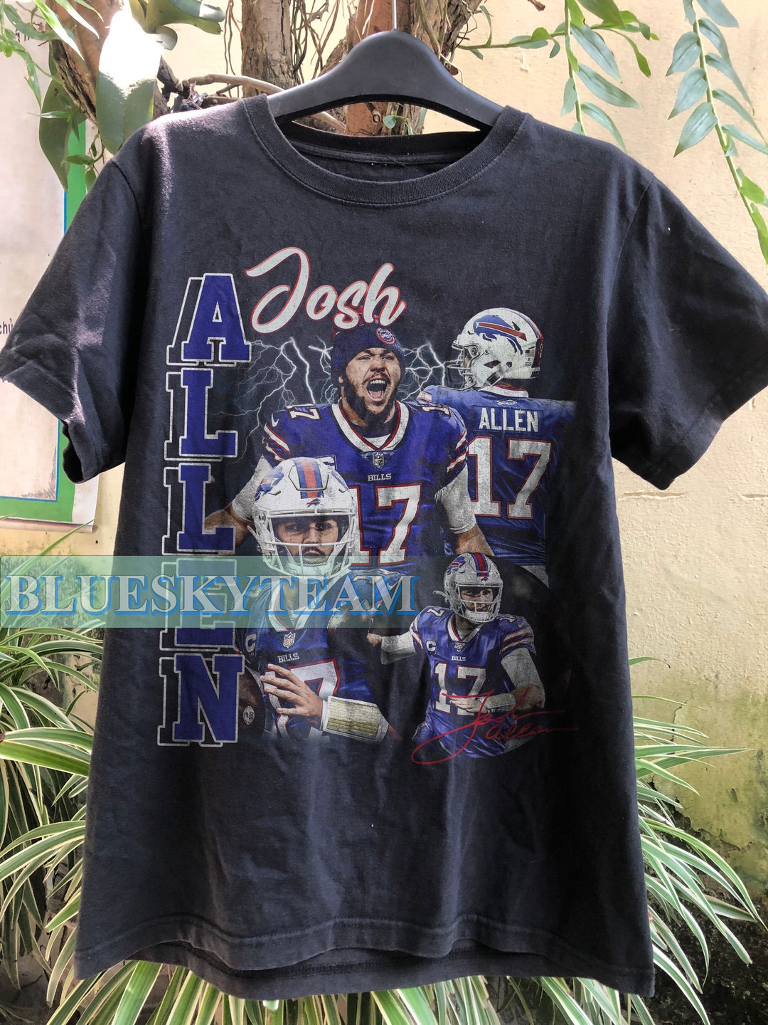 Josh Allen Shirt, Football Shirt, Vintage Bootleg, Gift, Retro, Unisex ...