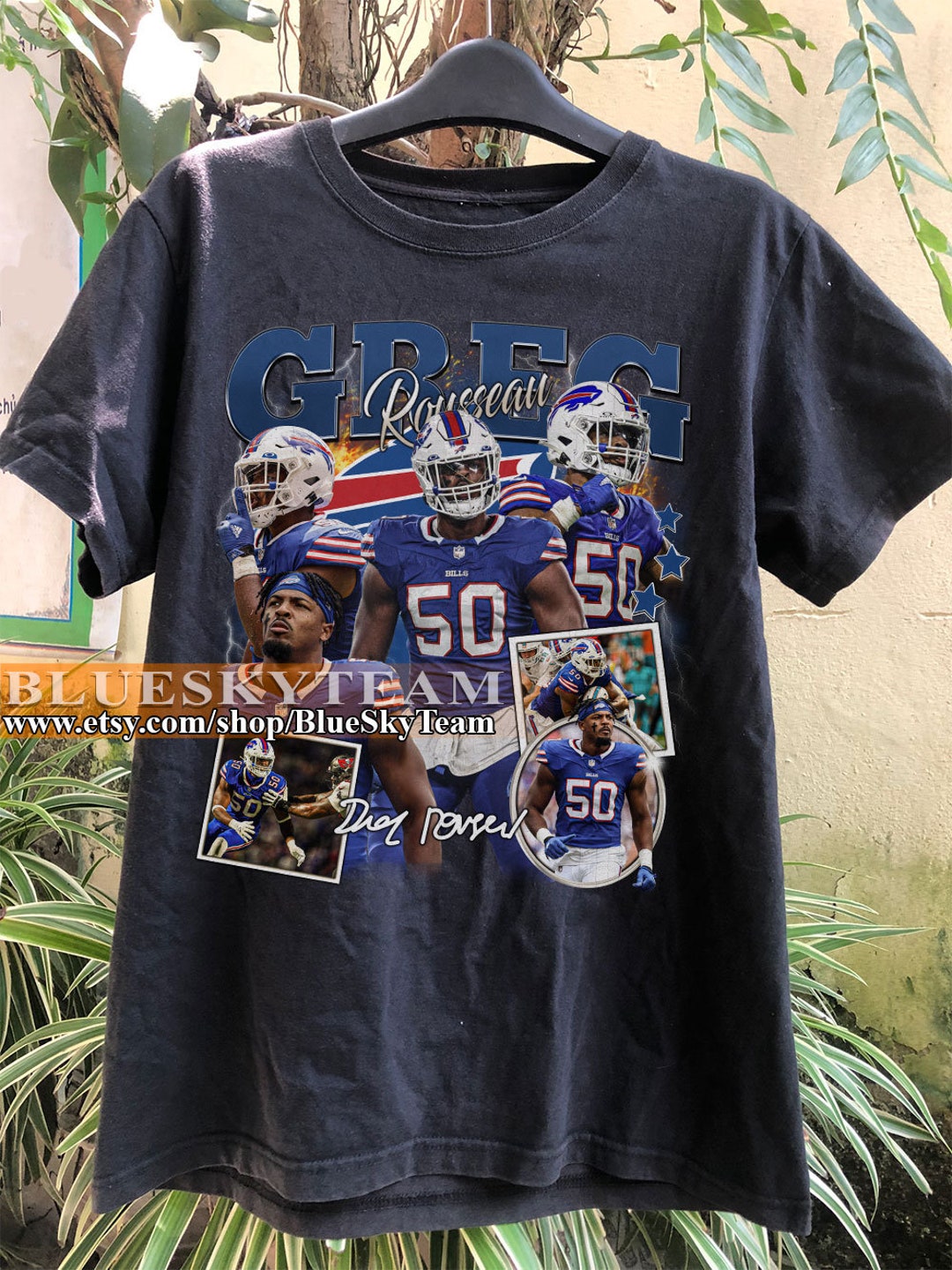 Vintage 90s Graphic Style Greg Rousseau T-shirt, Greg Rousseau Shirt ...