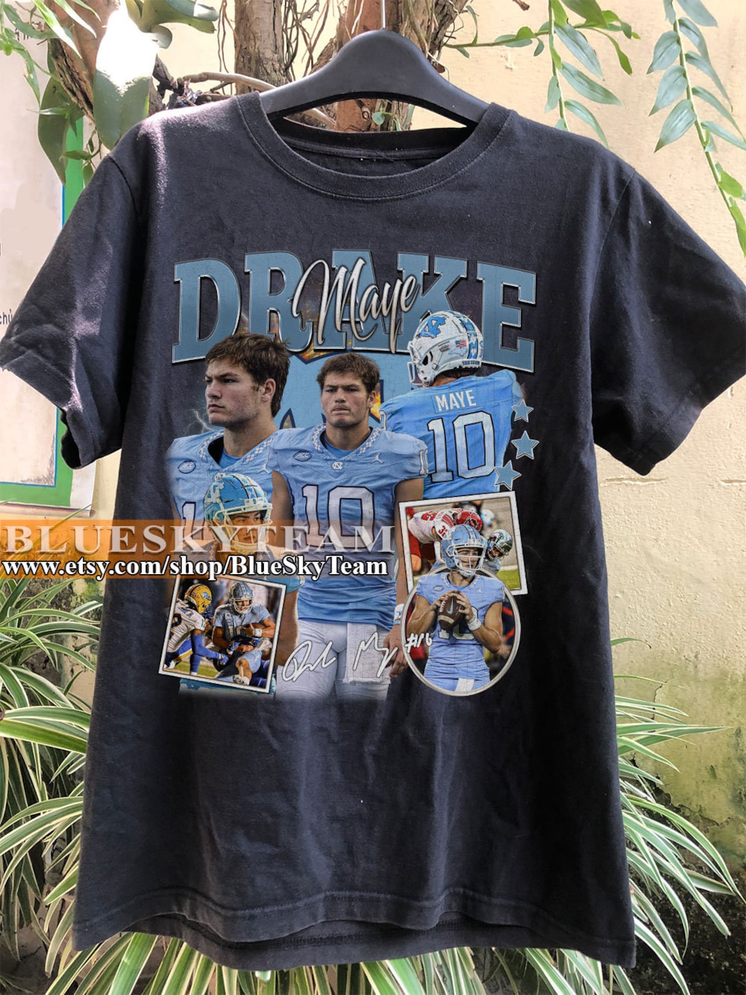 Vintage 90s Graphic Style Drake Maye T-shirt, Drake Maye Shirt, Vintage ...