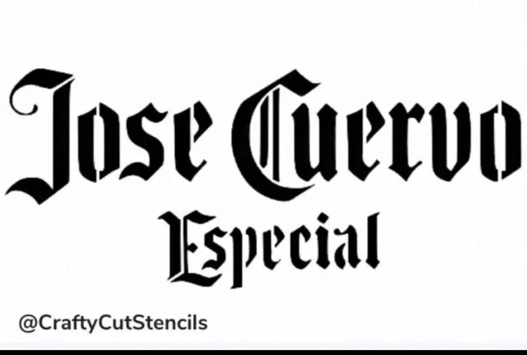 Jose Cuervo Stencil Durable & Reusable Stencils 7x4 Inch FREE - Etsy