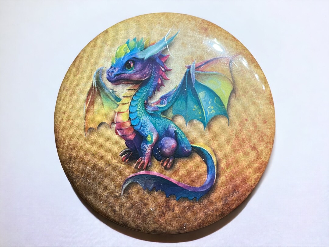 Badge Badges, Pin Button, Buttons, 58 Mm Size, Dragons, Pins, Pins ...