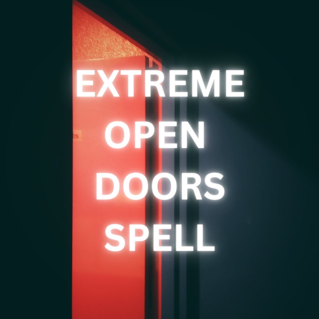 OPEN DOORS SPELL Cosmic Gateway Spell for Open Doors to - Etsy