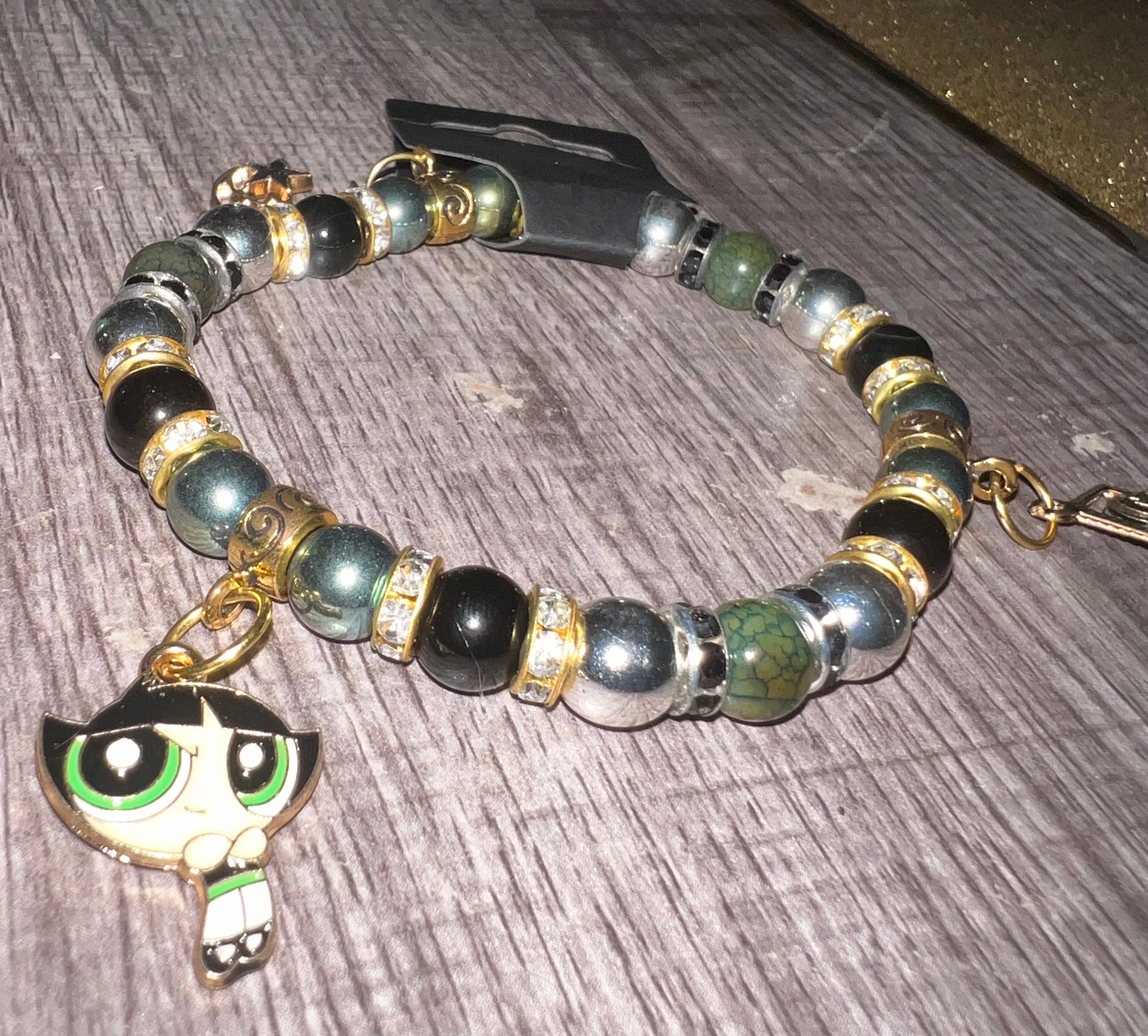 Powerpuff Girls Buttercup Charm Bracelet - Etsy