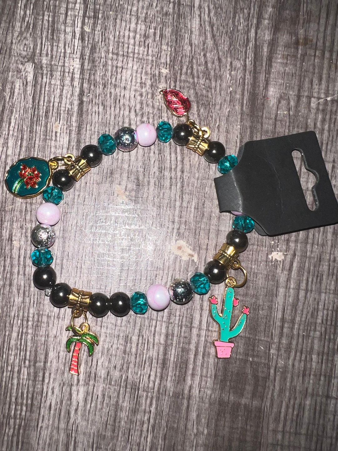 Pretty Plants Charms Bracelet - Etsy