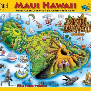 Maui Hawaii Jigsaw Puzzle - 550 Pieces - Made in USA - Etsy
