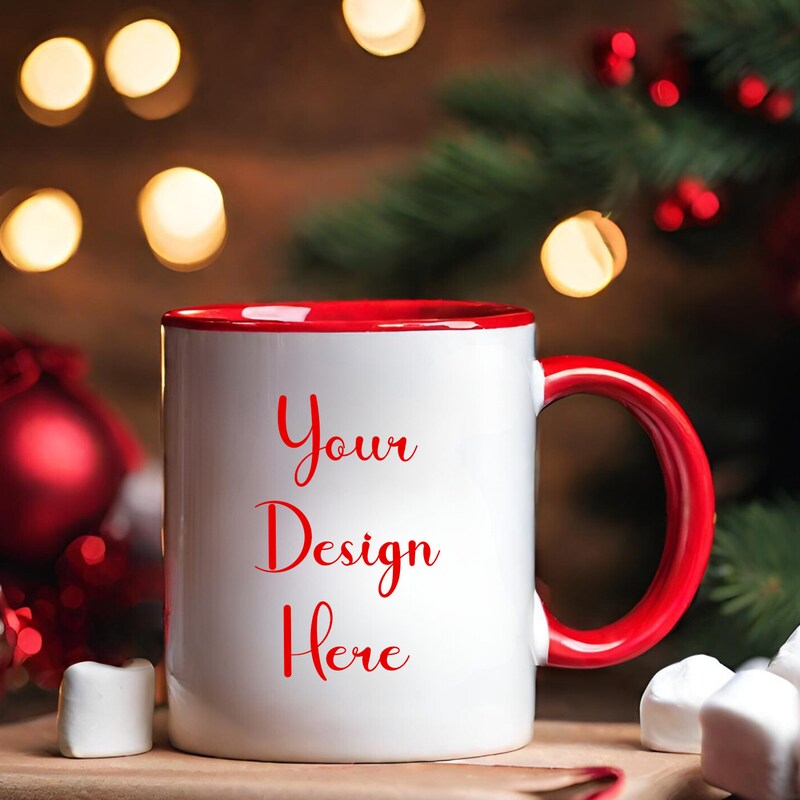 Red Mug - Etsy