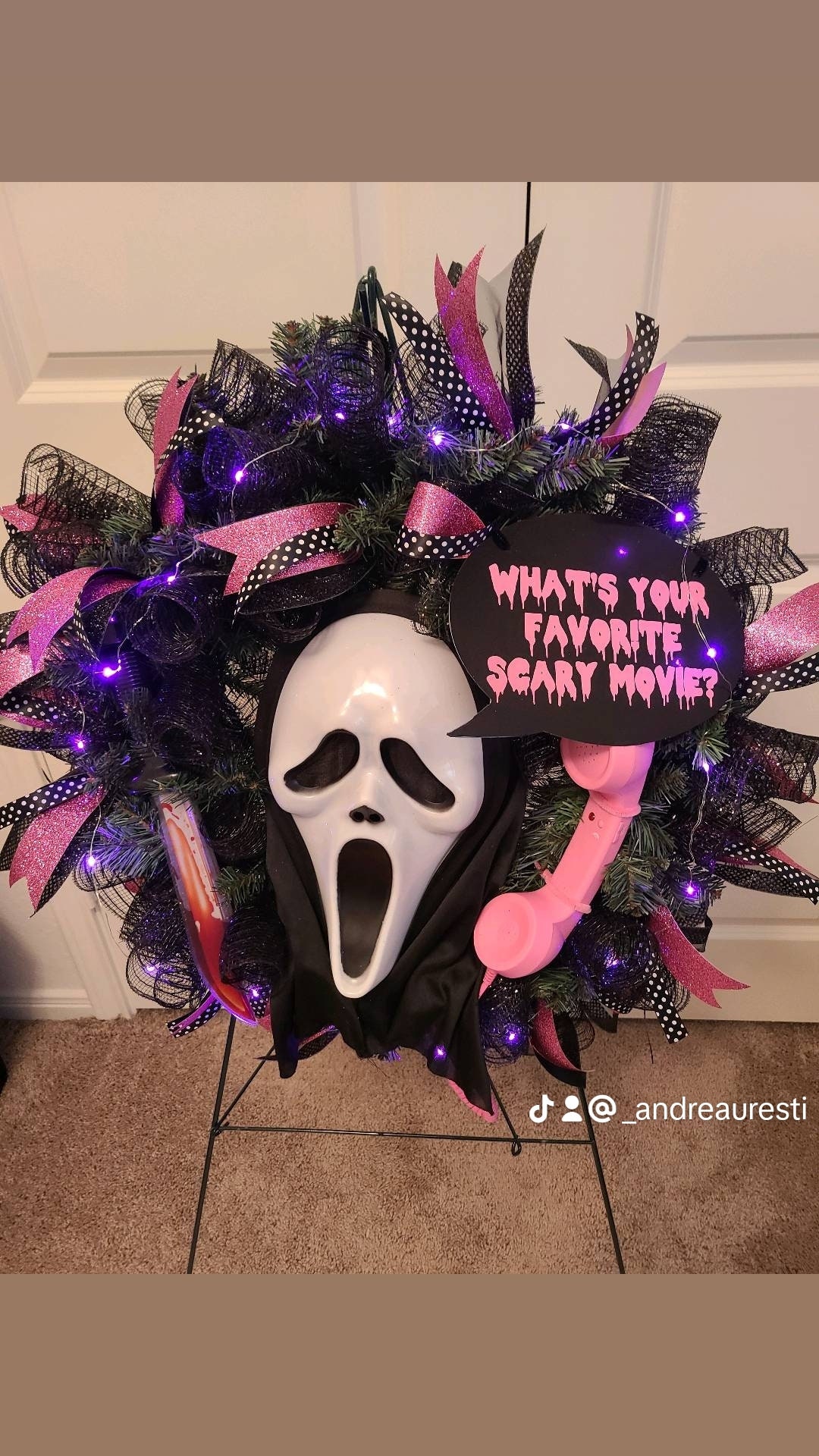 Horror Ghostface Wreath - Etsy