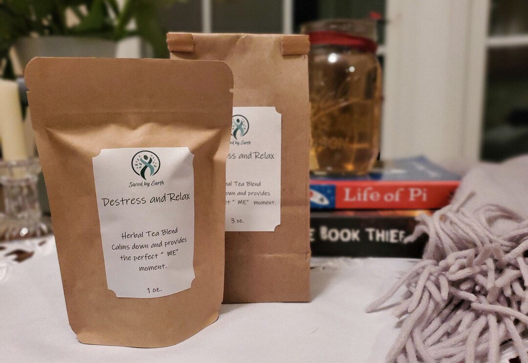 Destress and Relax Herbal Tea Blend - Etsy