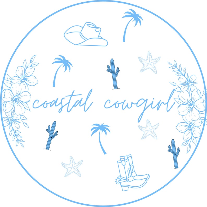 Coastal Cowgirl Digital Download - Etsy