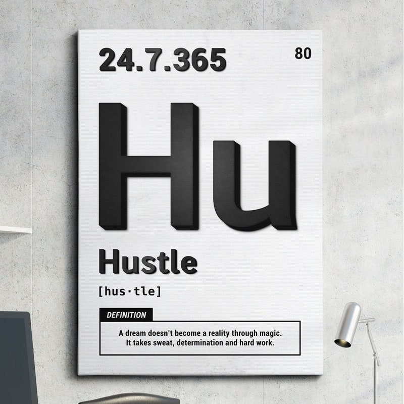 Hustle Wall Art - Etsy