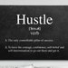 Hustle Definition Quote Entrepreneur Motivational Inspirational, Framed ...