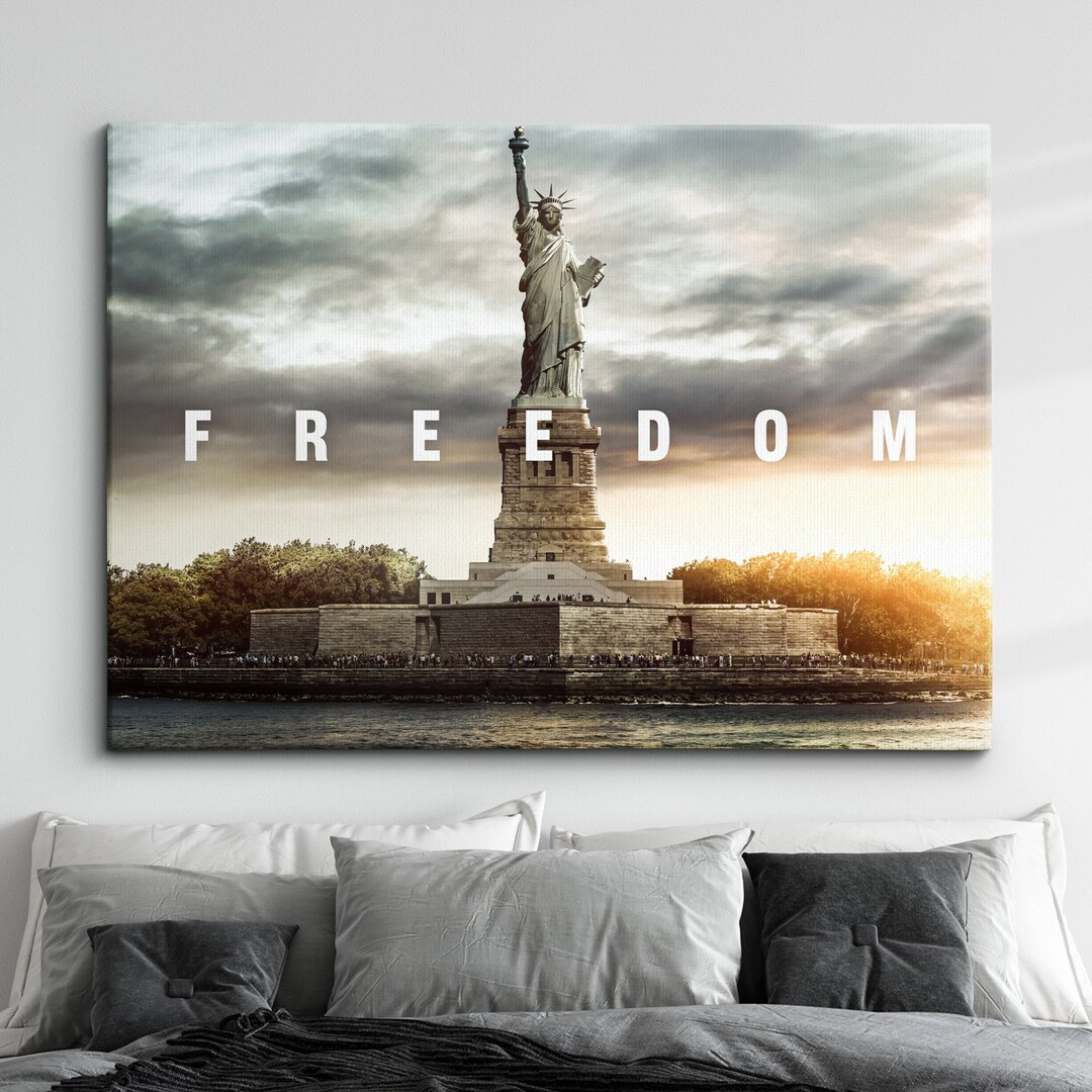 Freedom Quote Statue of Liberty New York Motivational Inspirational ...